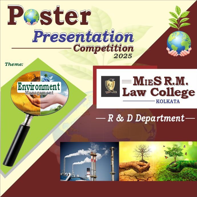 Poster Presentation | In MIES RM Law College | 3 Year LLB Degree College